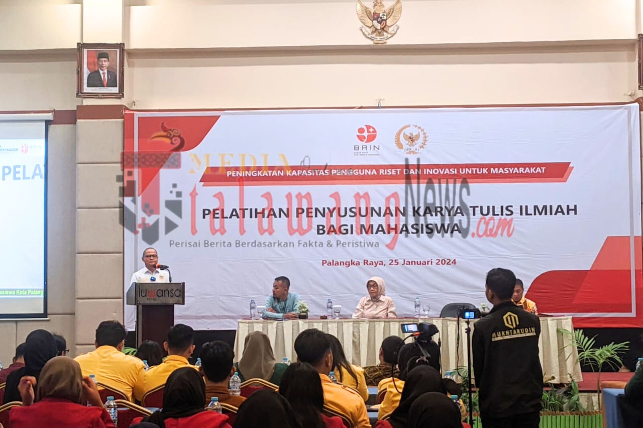Tingkatkan Pengembangan Kapasitas SDM, Mukhtarudin dan BRIN Gelar Pelatihan Karya Tulis